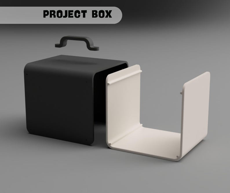 Modular Project Box, STL File for 3D Printing, Portable Electronics ...