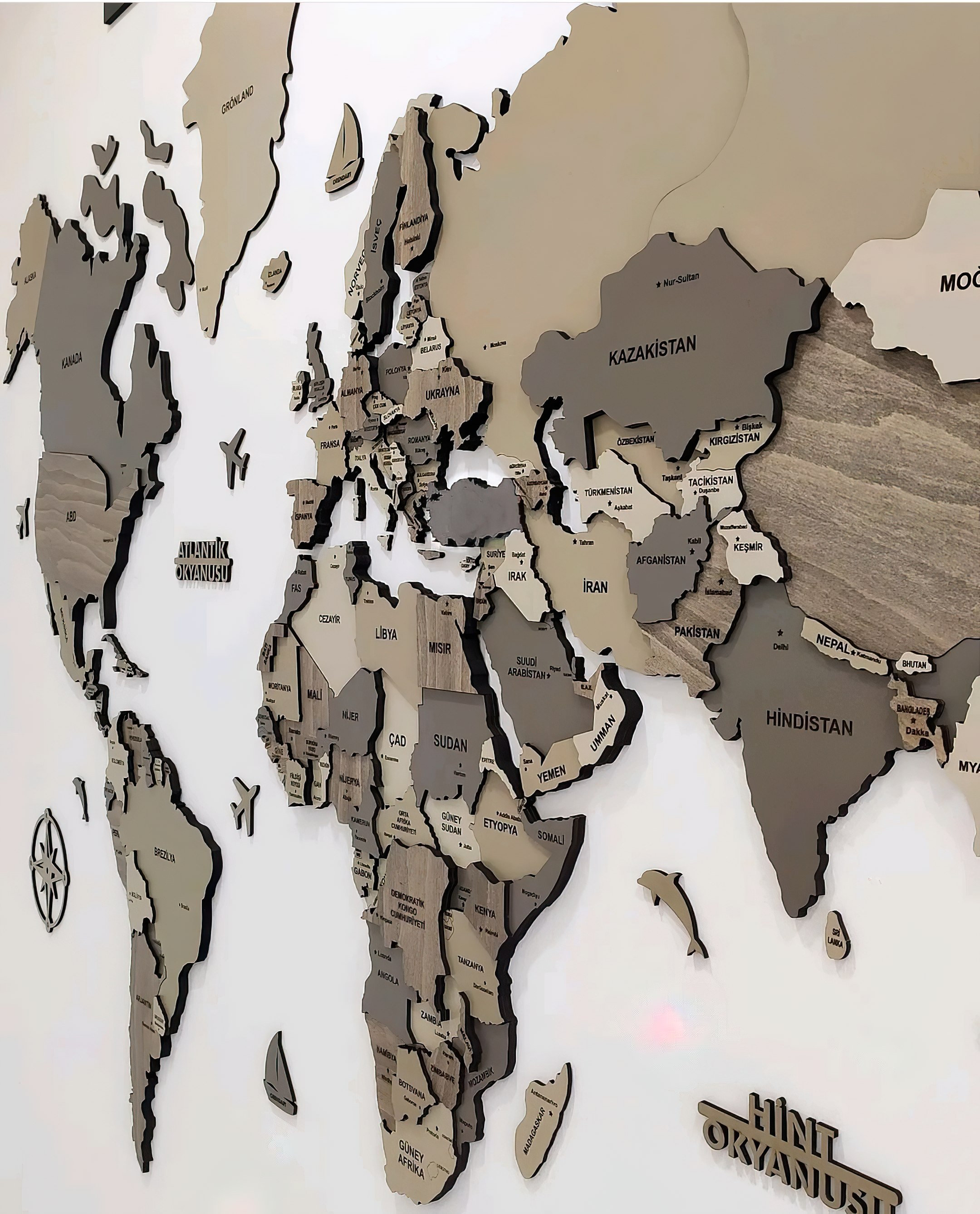 World Map Laser Cut File Drawing Ready for Laser Cutting - Etsy UK