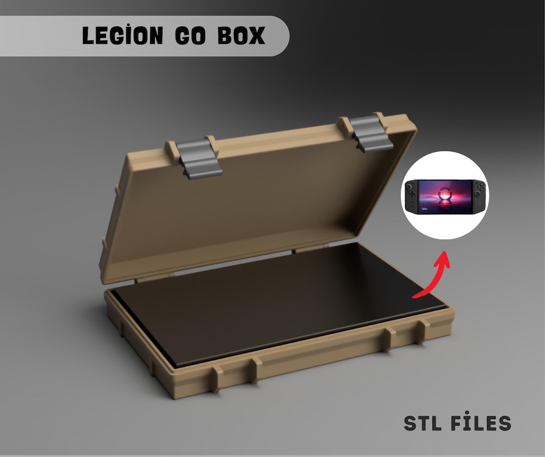 Legion Go Travel Box, Slim Model, Tool Box, STL Files - Digital ...