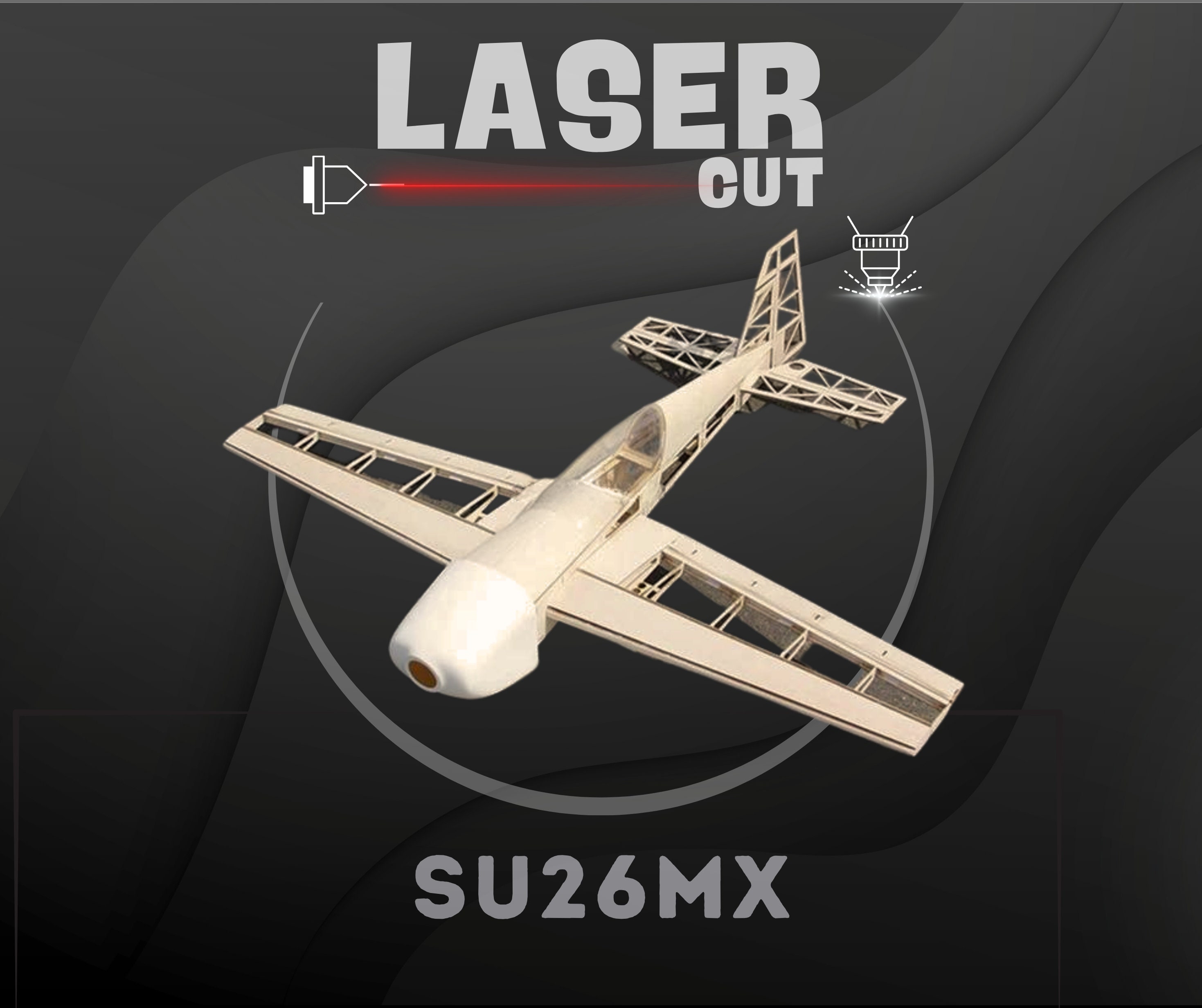 Rc Plane Su26mx Laser Cut File, Rc Airplane, Aircraft Digital Download ...