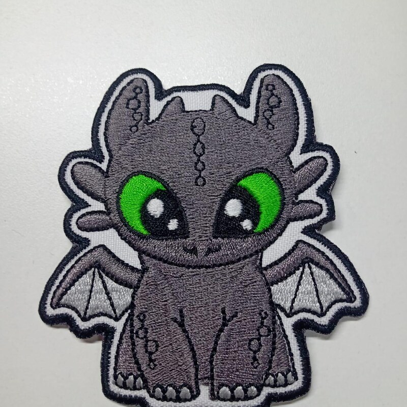 Toothless Embroidery - Etsy