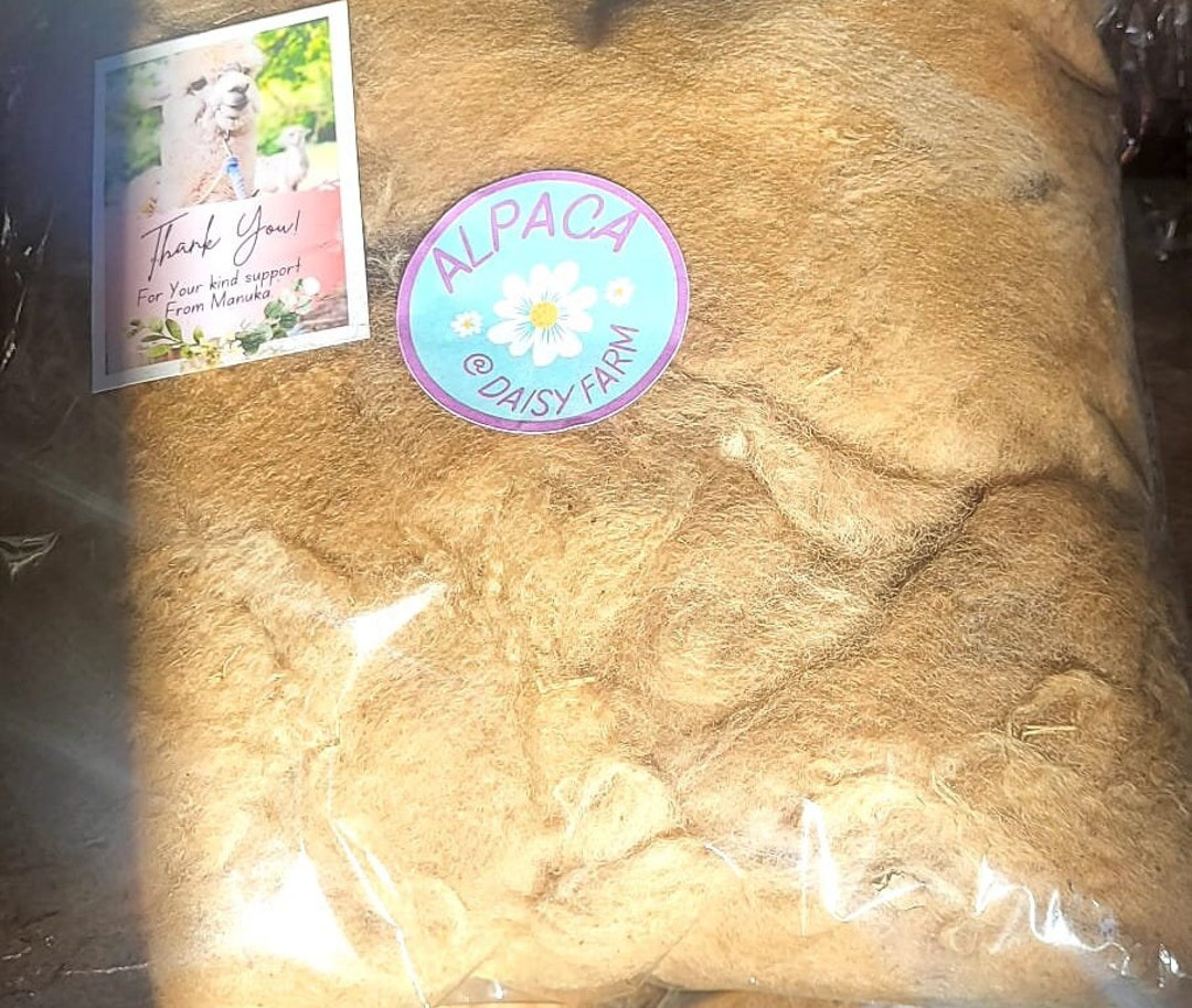 100% Raw ALPACA Fiber 100g Wool/fleece/fur for Craft, Toymaking ...