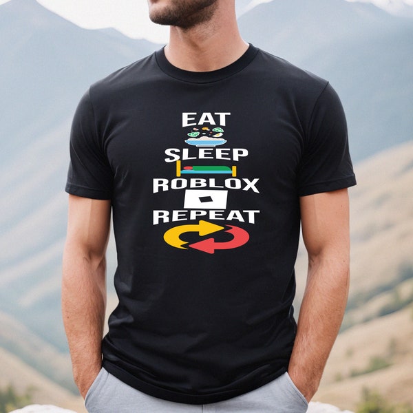 Eat Sleep Roblox Repeat - Etsy