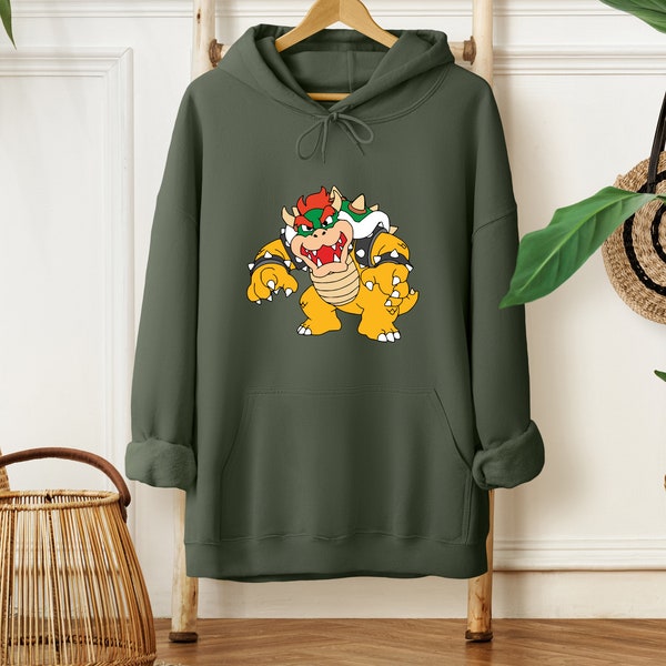 Mario Bowser Hoodie - Etsy