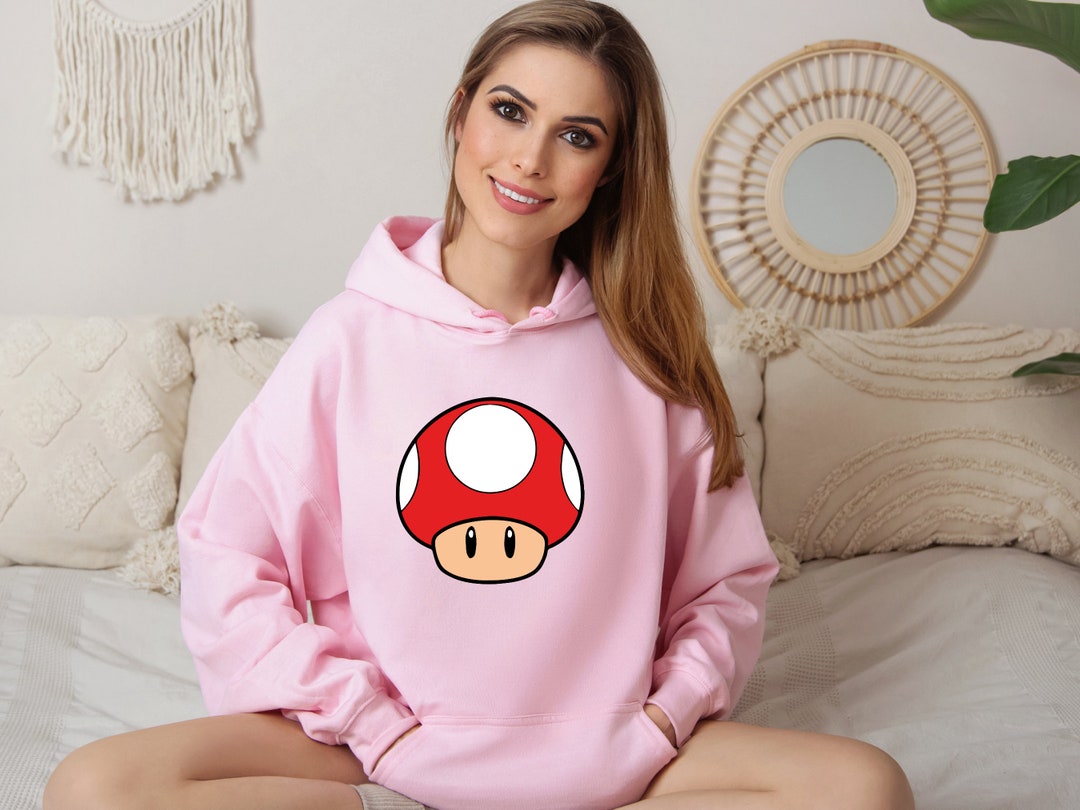 Toad Mushroom Red Sweatshirt, Super Mario Mushroom Toad Hoodie, Toad ...