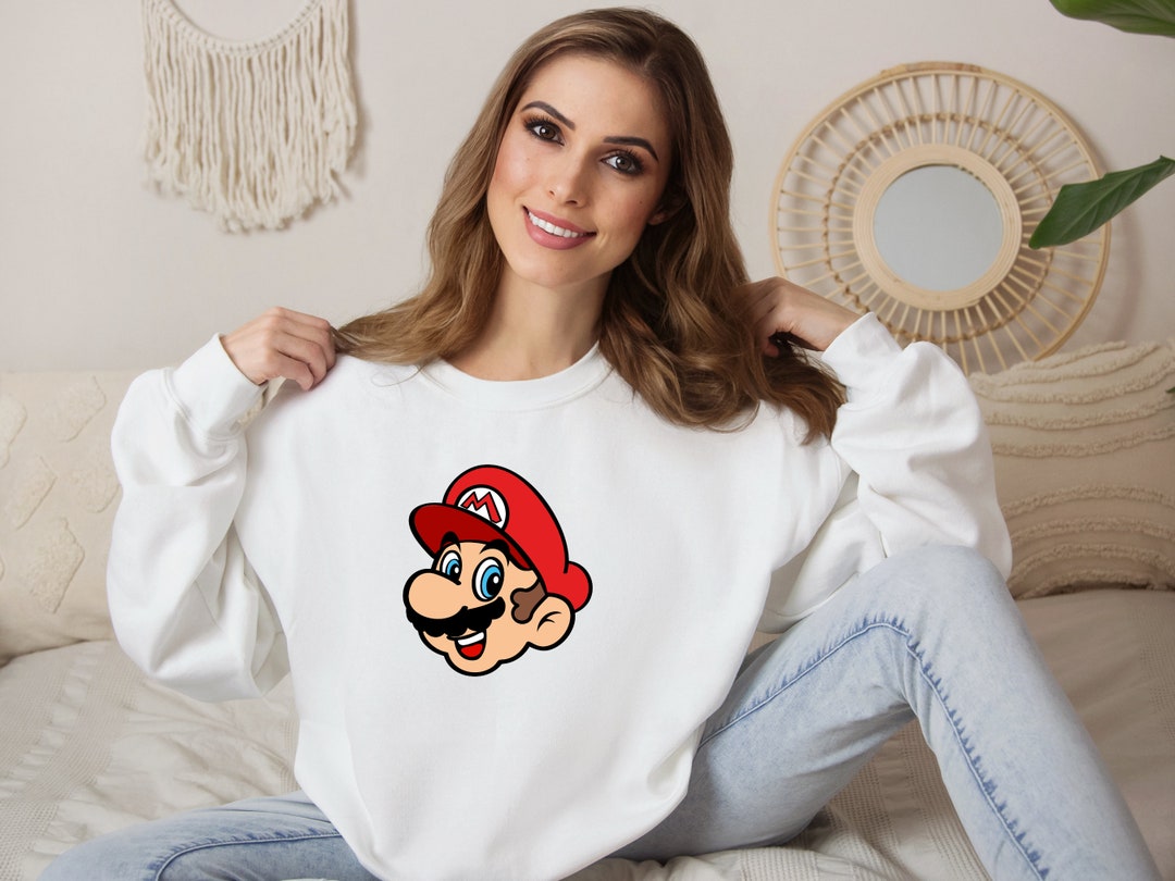 Super Mario Costume, Super Mario Sweatshirt, Mario Hoodie, Super Mario ...
