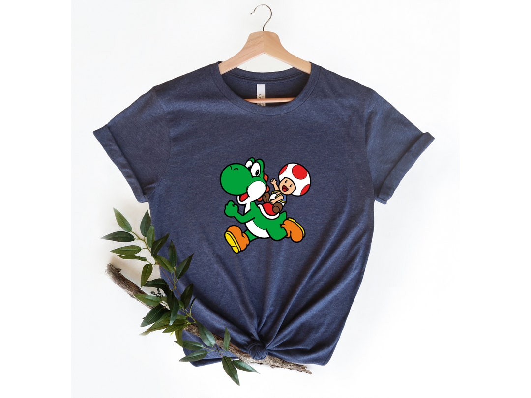 Super Mario Yoshi-toad Shirt, Yoshi-toad Shirt, Yoshi Shirt, Toad Shirt ...