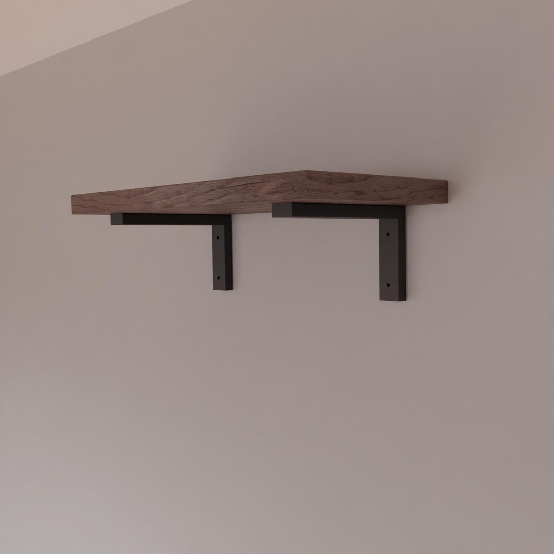 Metal Shelf Bracket,raw Steel Shelf Support,l Steel Bracket,floating ...