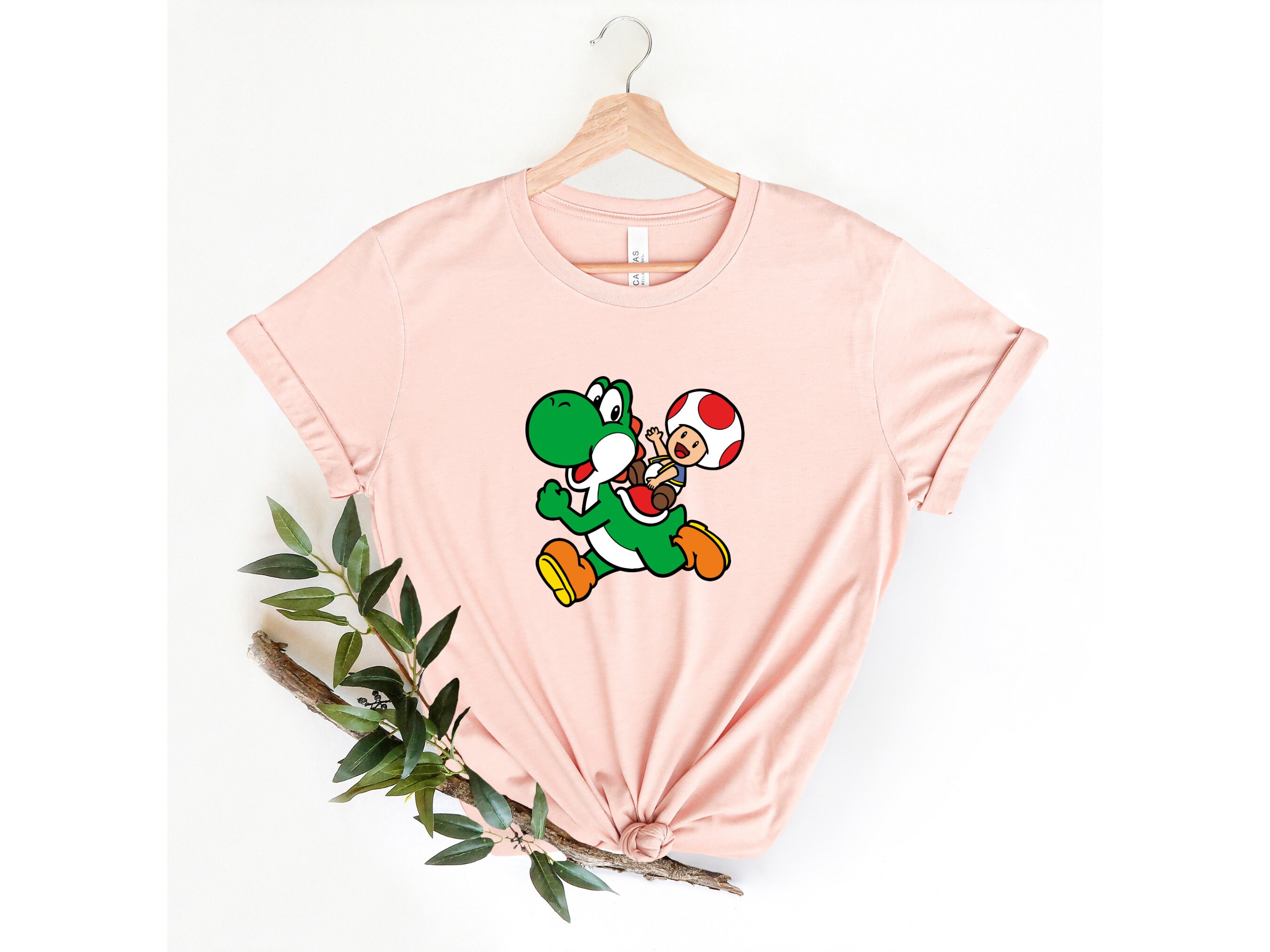 Super Mario Yoshi-toad Shirt, Yoshi-toad Shirt, Yoshi Shirt, Toad Shirt ...