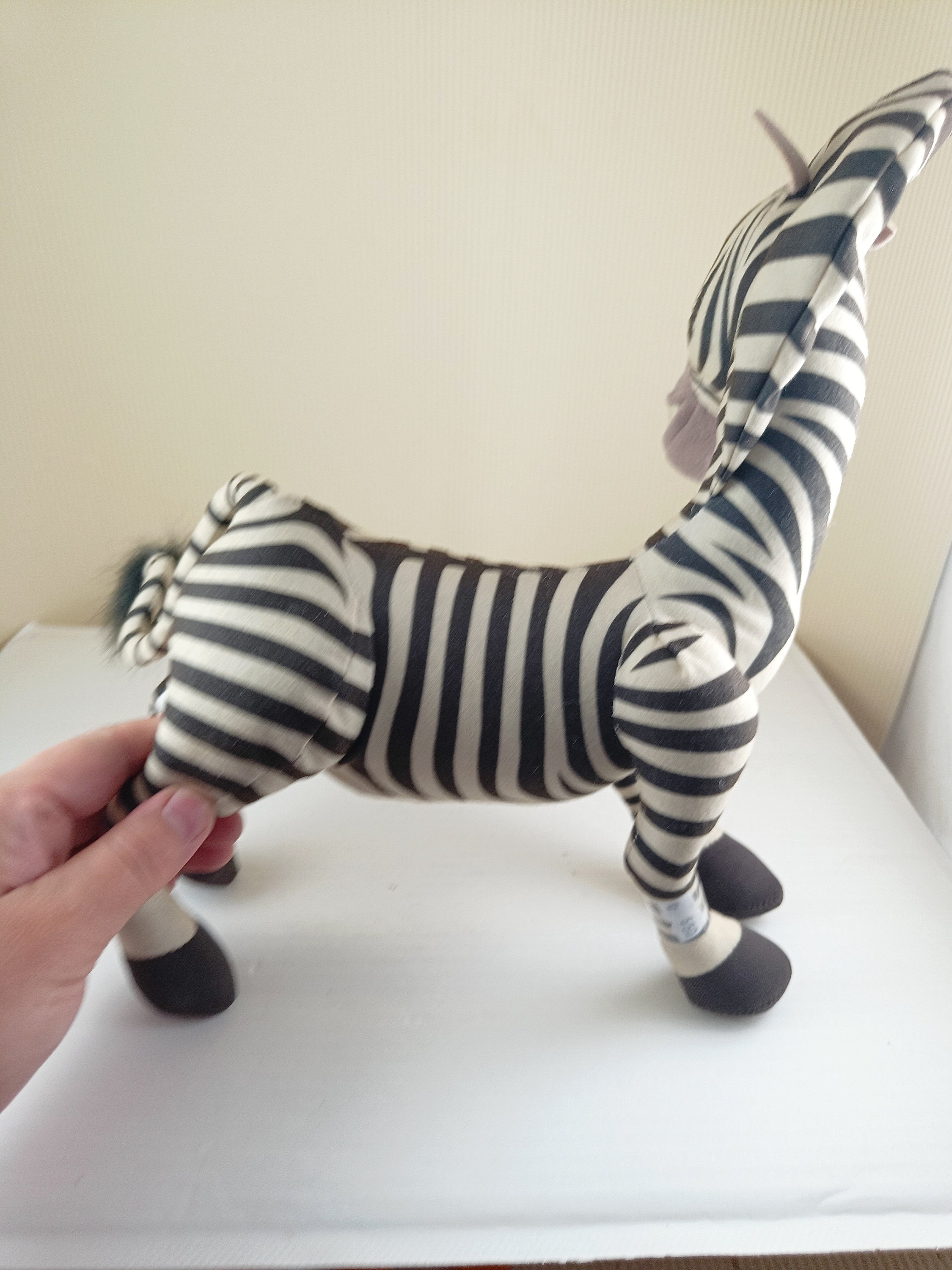 Vintage Disney Marty Speaking Zebra Plush Toy - Etsy
