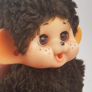 Vintage Monchhichi Doll: Little Monkey Girl With Pacifier - Etsy
