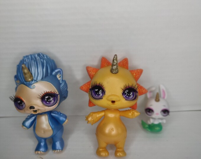 Poopsie Sparkly Critters Unicorn Tooties Series Spike Hedgehog,ray ...