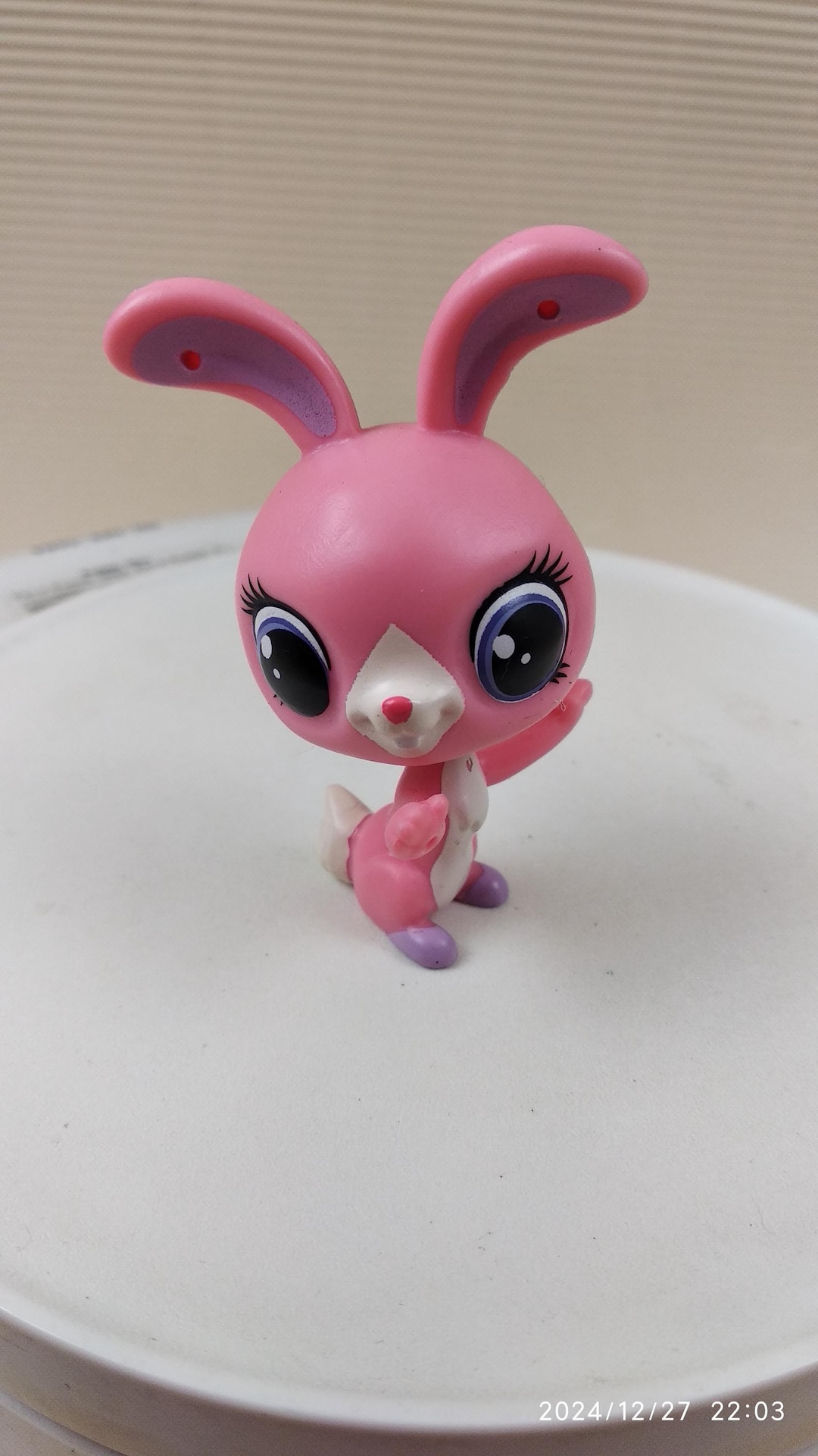 Littlest Pet Shop LPS Pink Bunny Ross Rabbit 3800 - Etsy