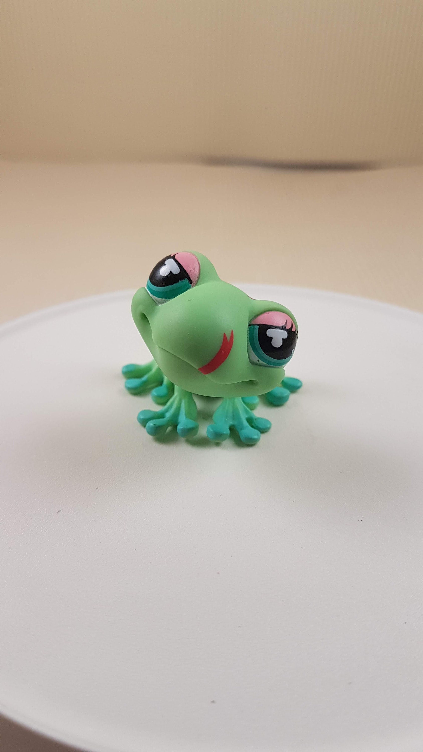 Littlest Pet Shop GIRL FROG Pink Spots Tonque Out 1214 Etsy UK