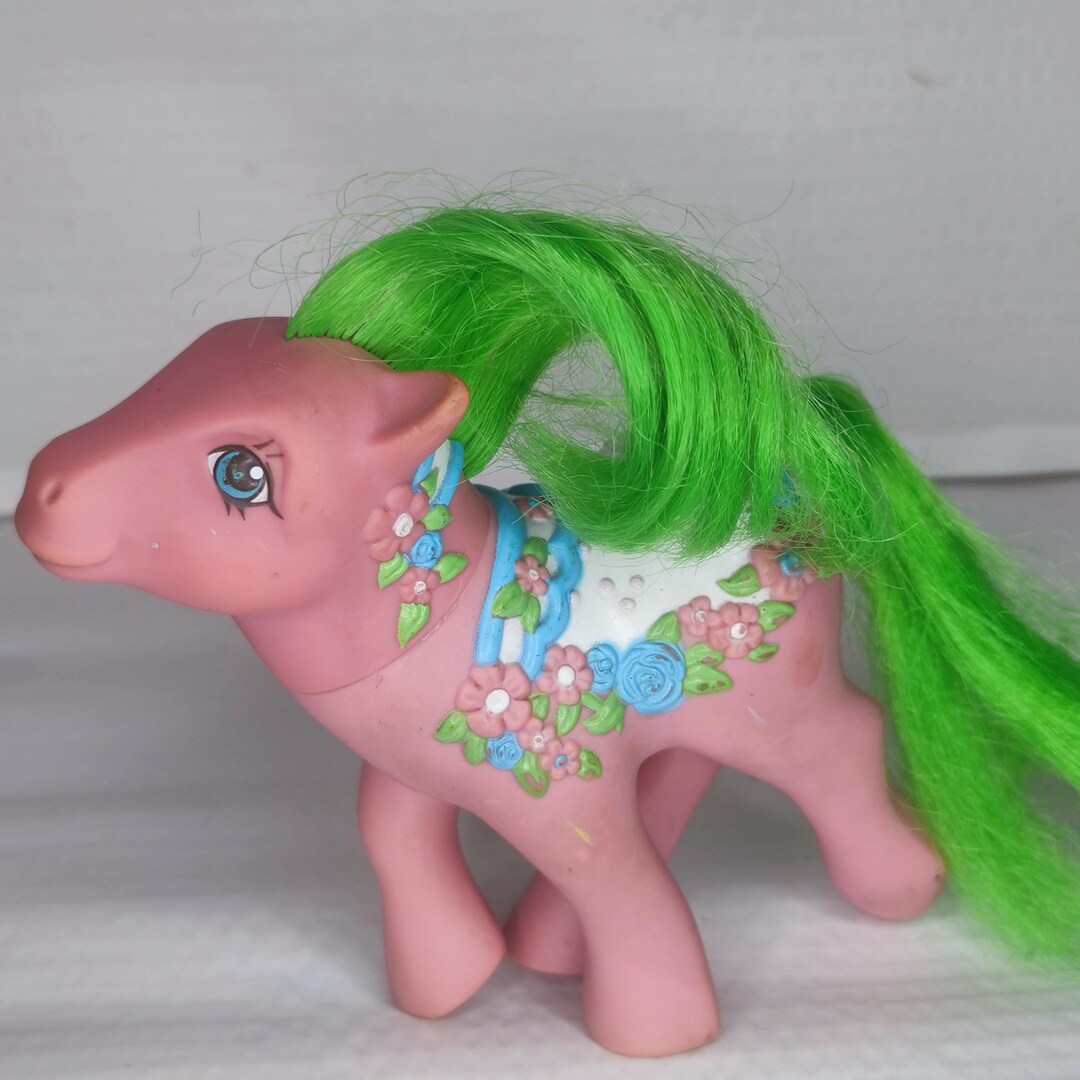 Vintage 1986 MLP My Little Pony Merry-go-round Carousel Sunnybunch Pony ...