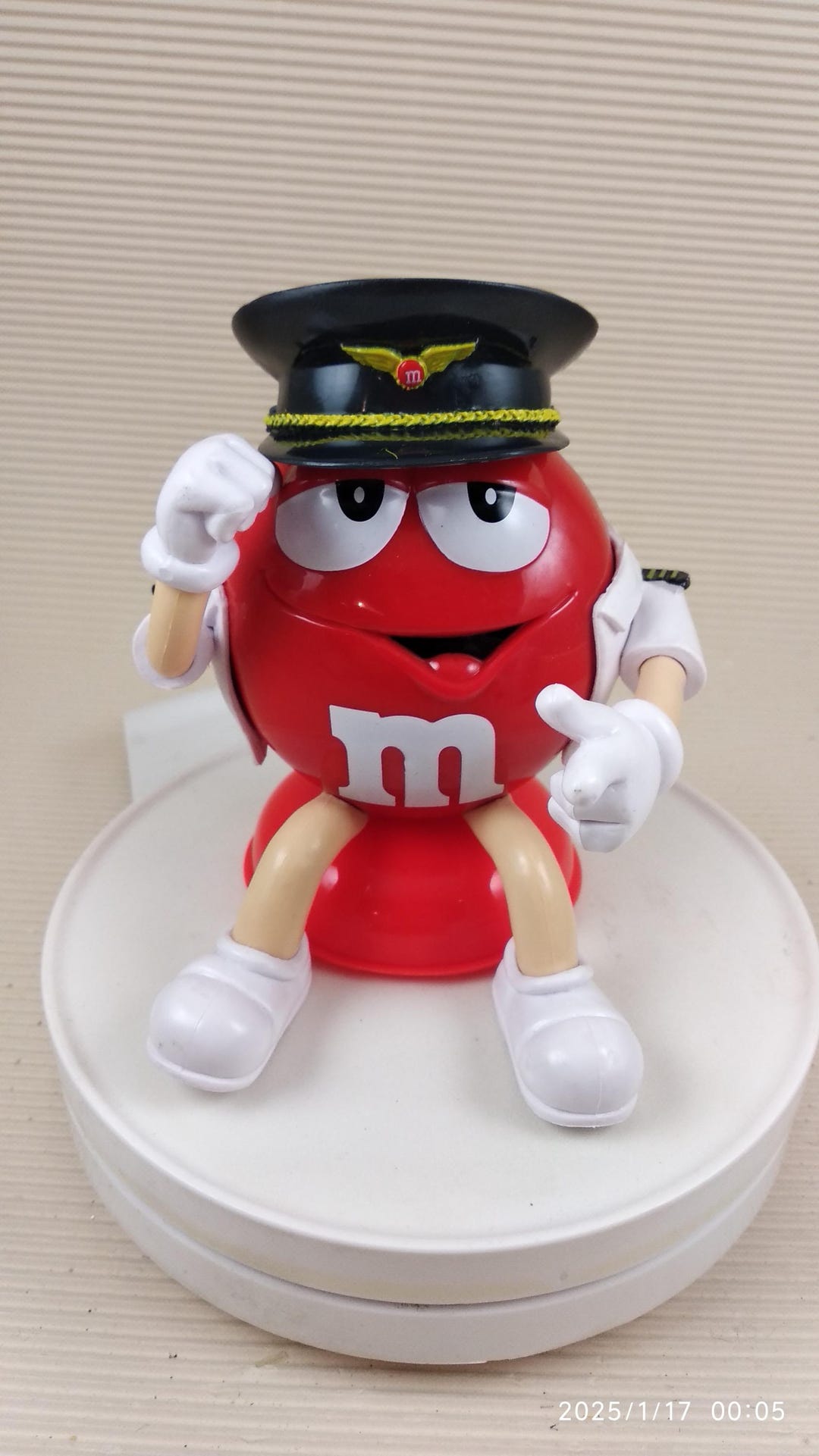 Mm's Red Pilot Rare Sweet Candy Dispenser - Etsy