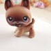 Littlest Pet Shop LPS Brown German Shepherd Dog Purple Eyes 375 - Etsy