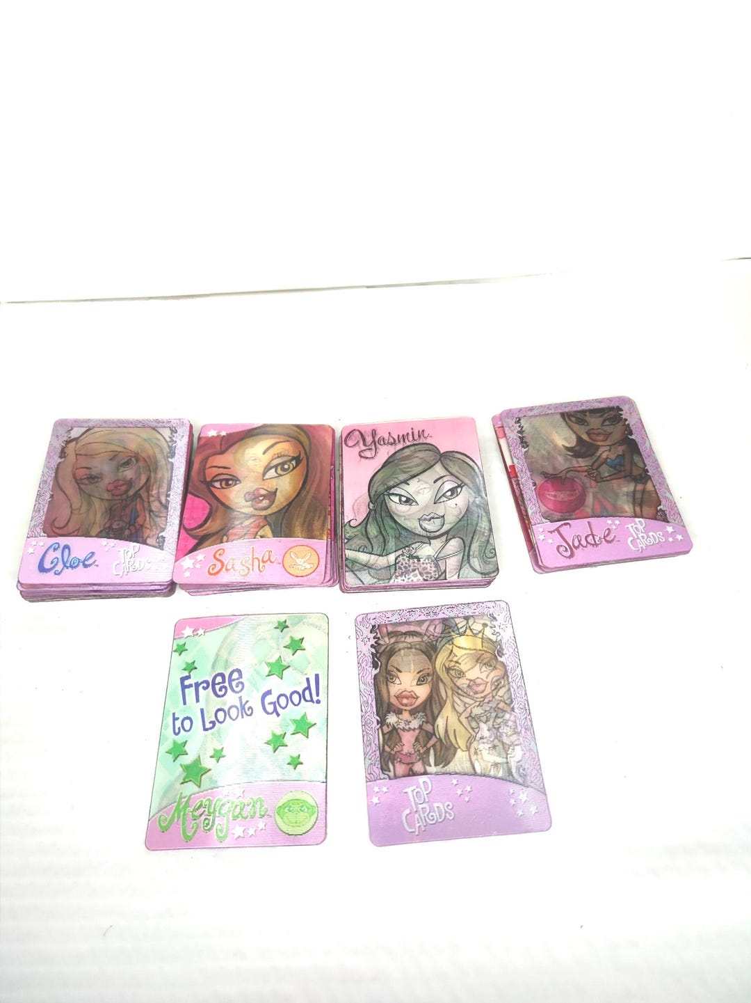 Bratz Dolls 30 Cards Yasmin Cloe Jade Sasha Authentic MGA - Collectible ...