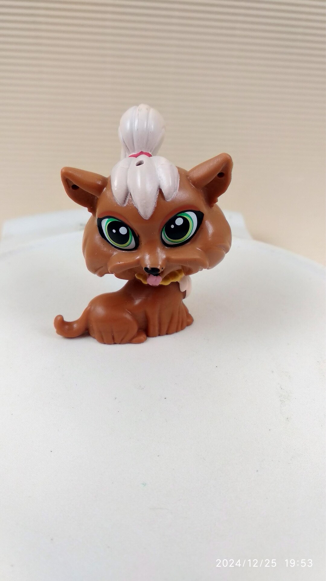 Littlest Pet Shop LPS #3802 Yorkie With Green Eyes Terri Bowman ...