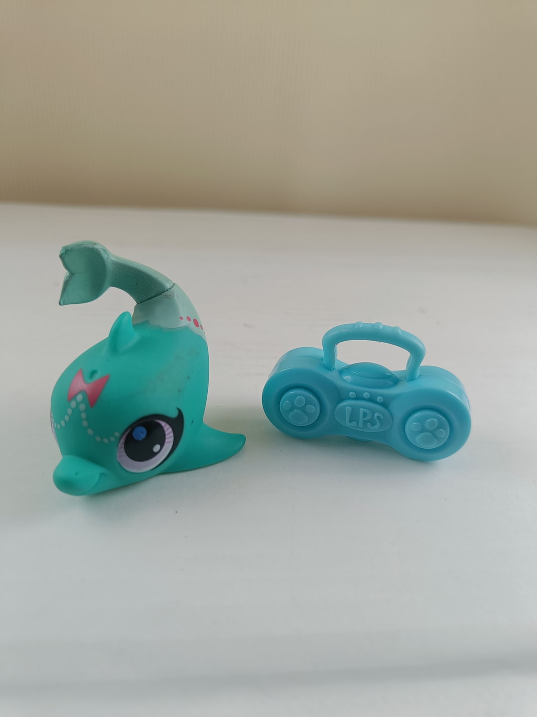 Green DOLPHIN FISH #3060 - Littlest Pet Shop - Hasbro LPS Action Figure ...