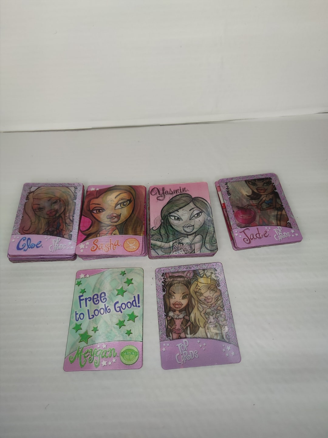 Bratz Dolls 25 Cards Yasmin Cloe Jade Sasha Authentic MGA - Collectible ...