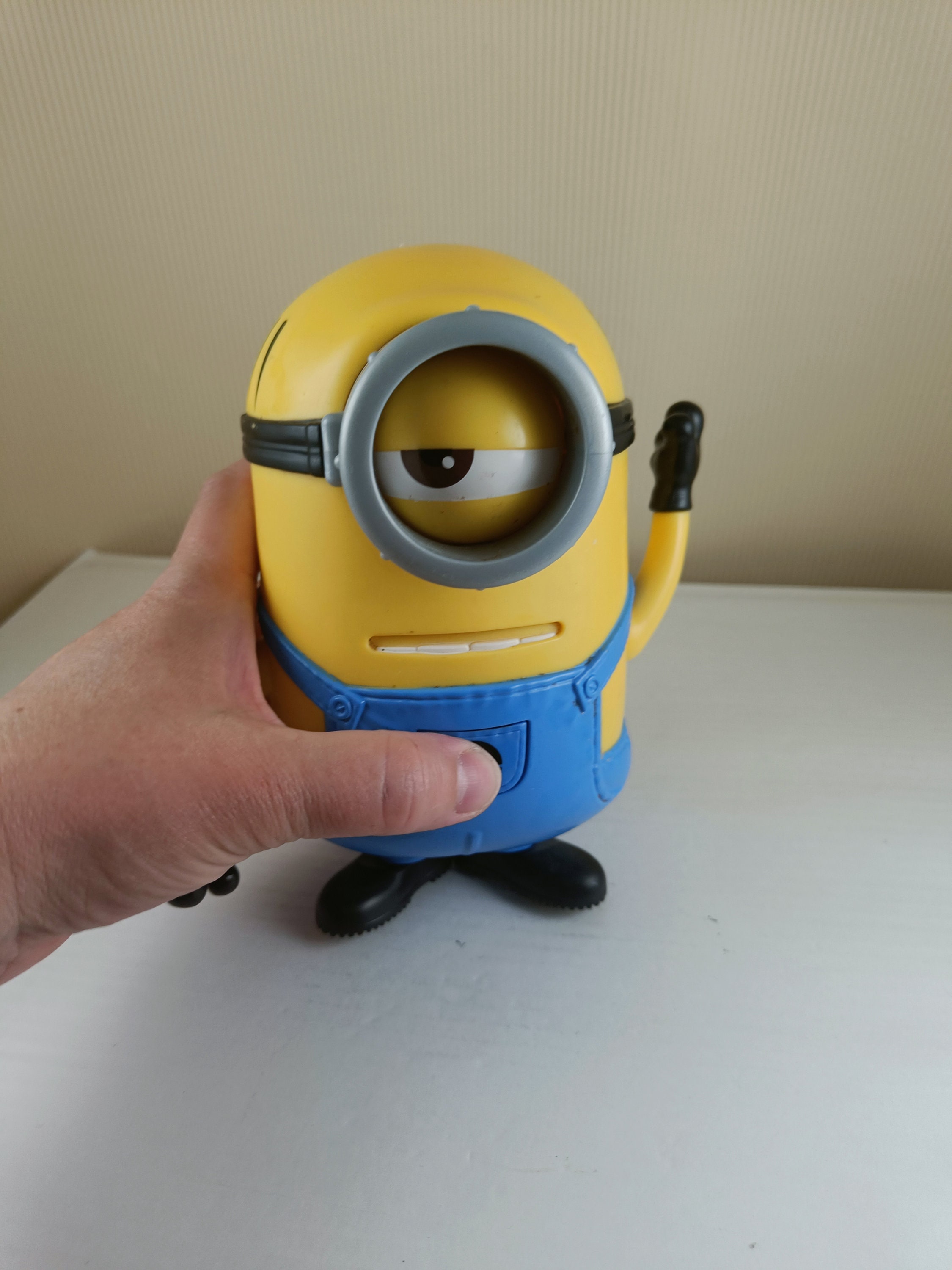 Vintage Minion Doll Despicable Me Plastic Active Toy Laughing - Etsy