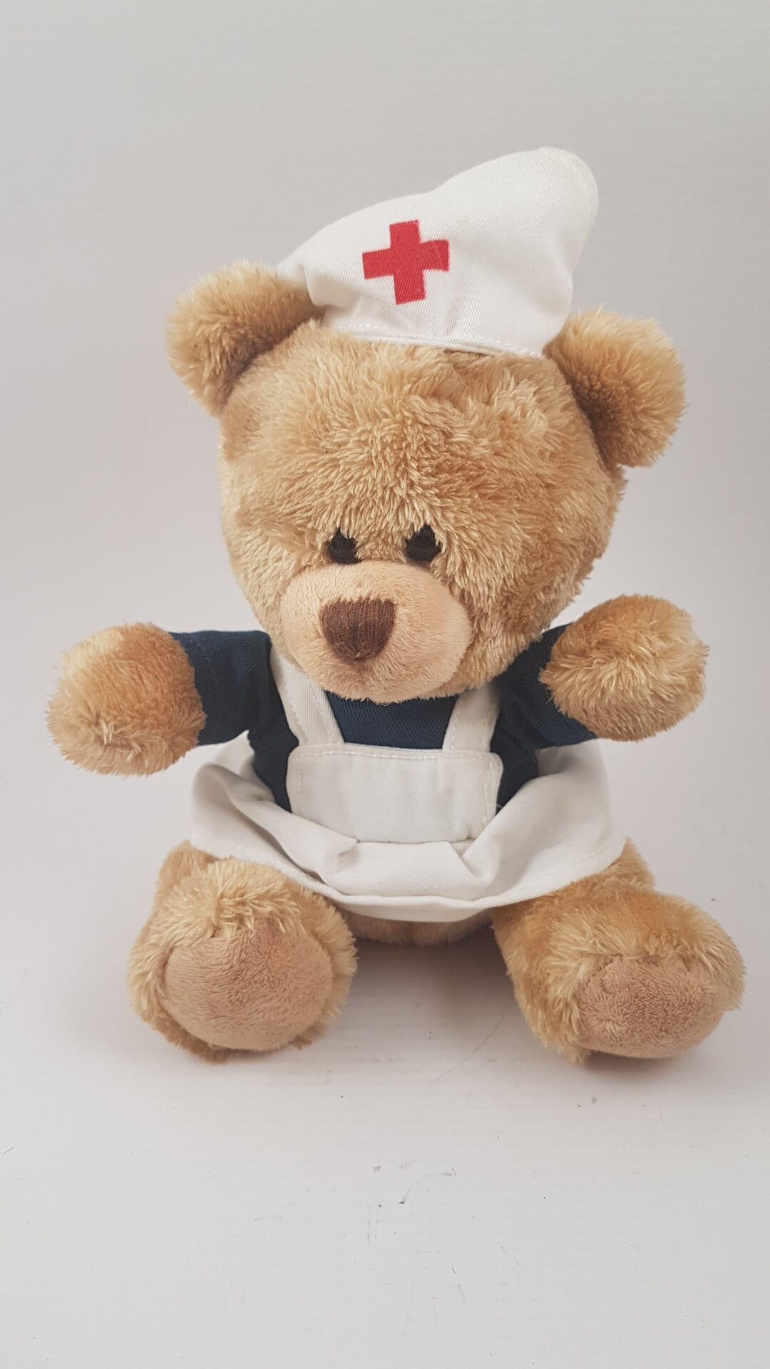 Vintage Teddy Nurse Bear Beige Plush Toy - Etsy
