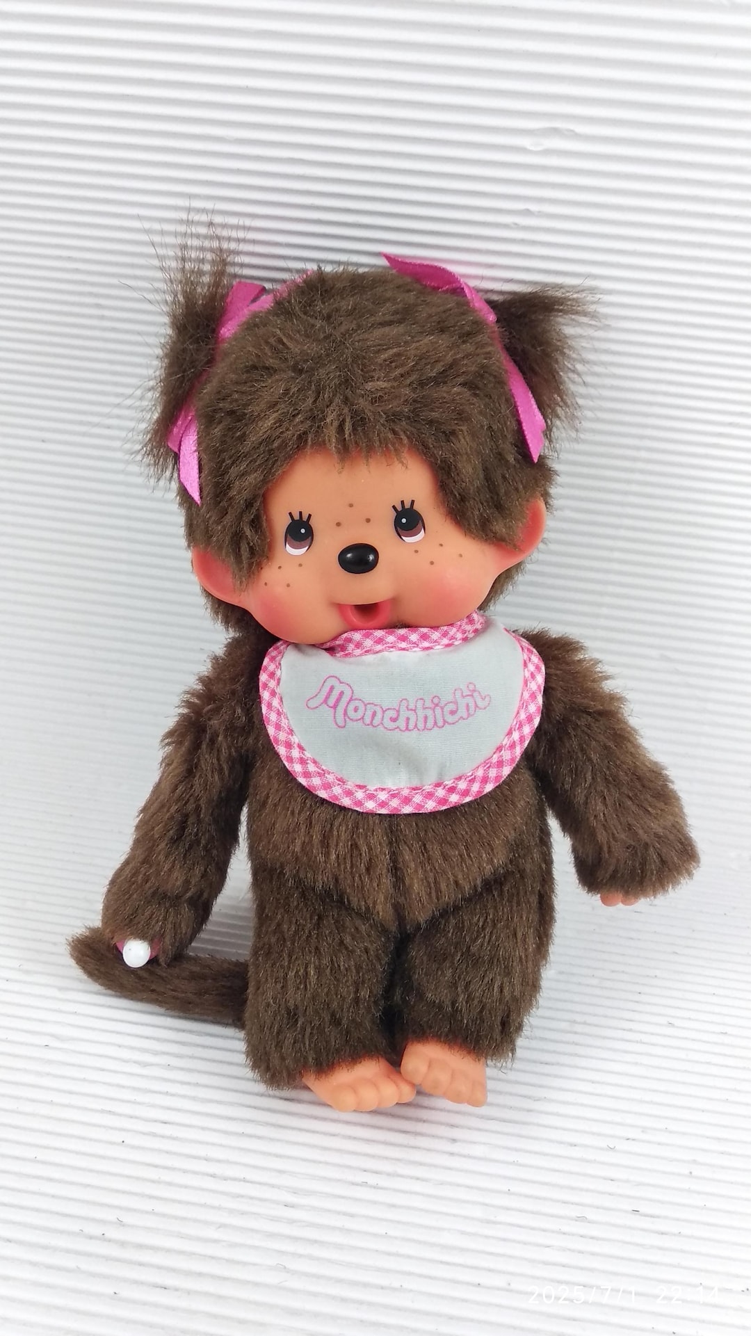 Vintage Monchhichi Doll: Little Monkey Girl With Pacifier - Etsy