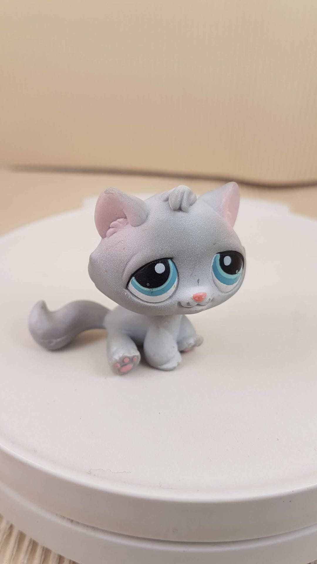 Littlest Pet Shop LPS 177 Gray Grey Tabby Cat Blue Eyes Kitty Kitten - Etsy