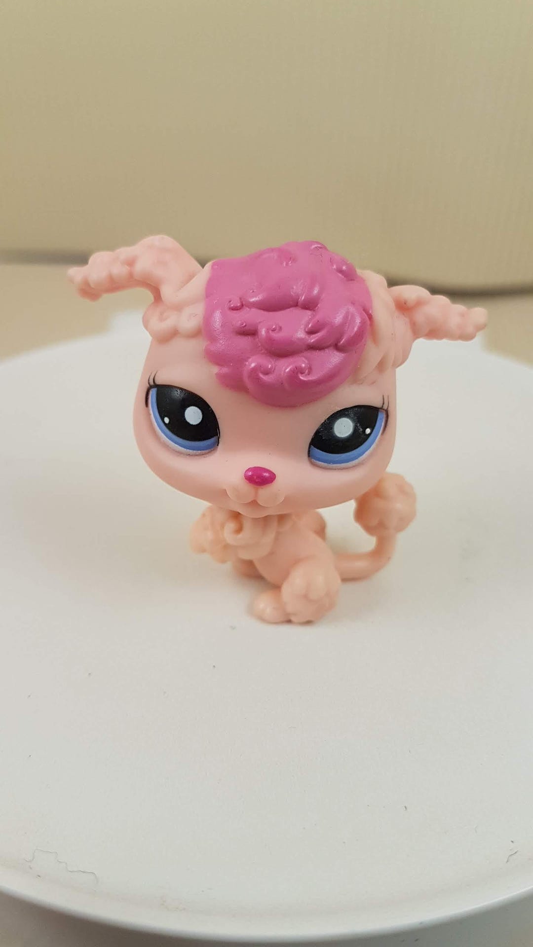 LPS Pink Poodle W/blue Eyes (hasbro 2004, Littlest Pet Shop) - Etsy