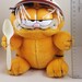 Vintage Garfield With Pasta Bowl Vintage 80's Toy by - Etsy
