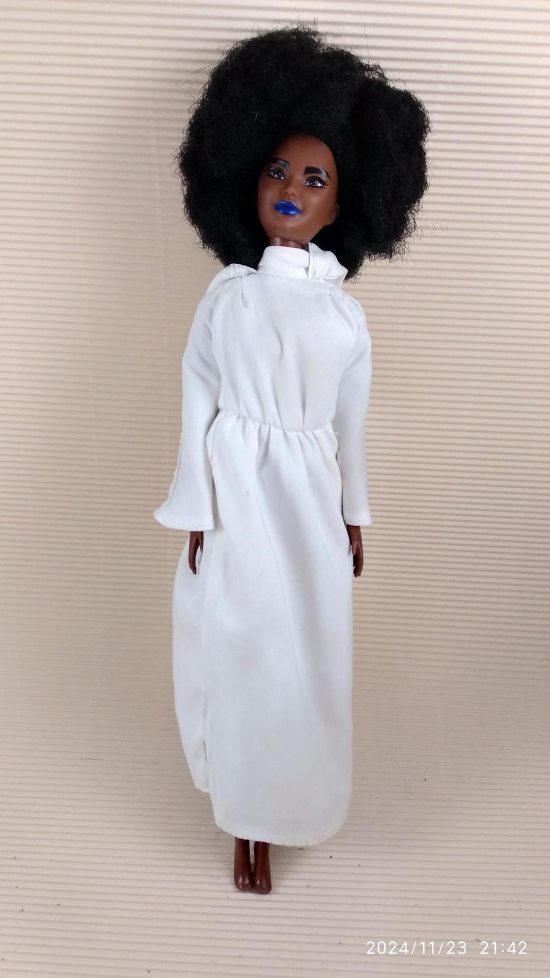 Barbie Fashionistas Doll #156 African American Afro & Blue Lips - Etsy