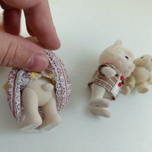 Calico Critters Wooly Alpaca Family of 4, Sylvanian Family - Etsy