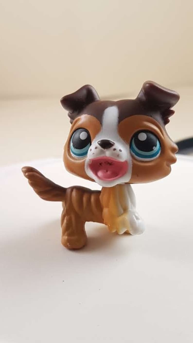 AUTHENTIC 237 Paw up Collie Dog LPS Littlest Pet Shop Open Mouth - Etsy