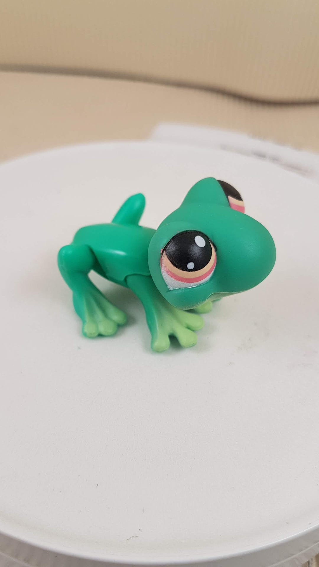 Littlest Pet Shop Frog 50 Orange Eyes Hasbro Authentic Lps - Etsy