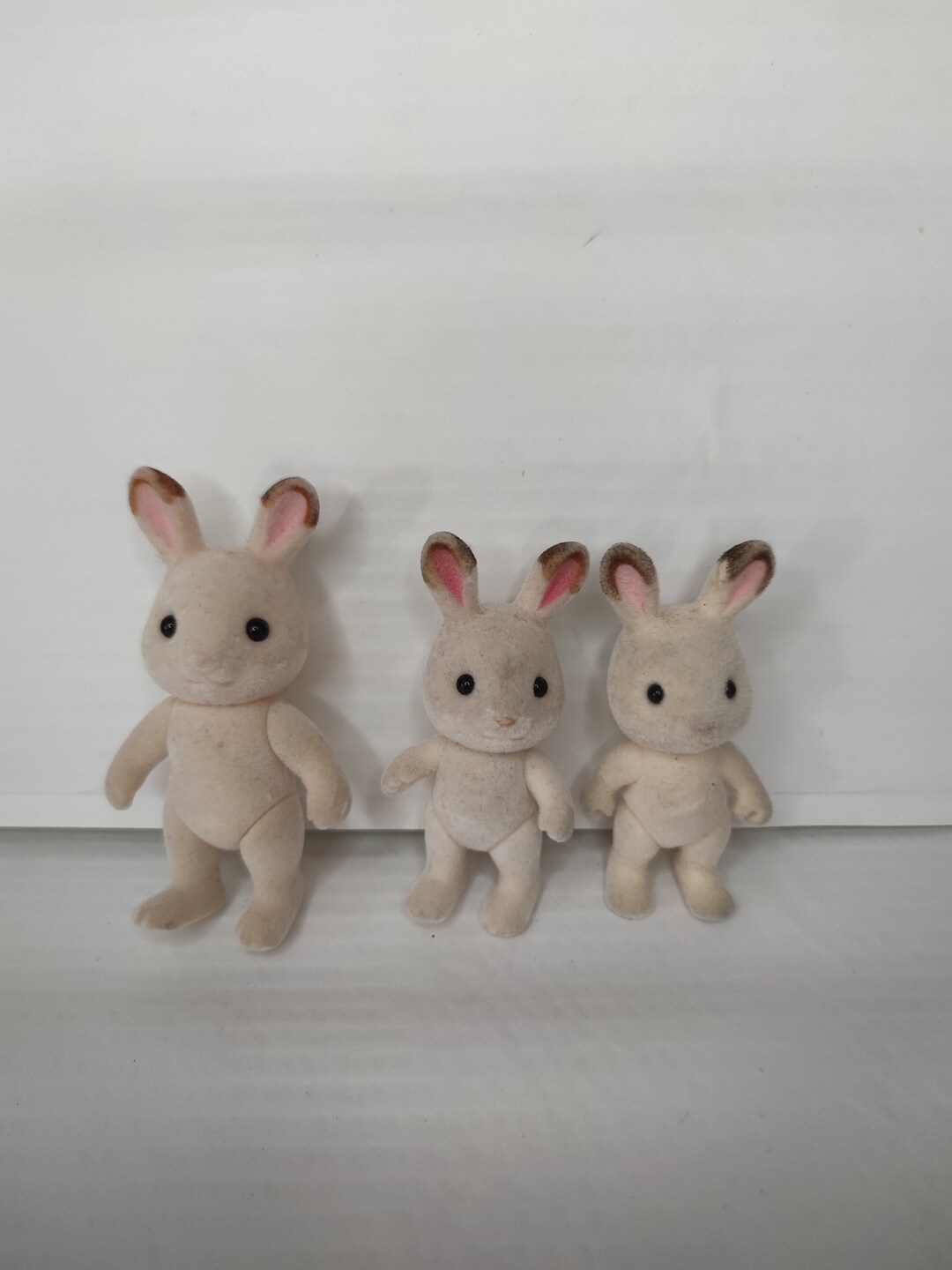 Vintage Calico Critters Hopscotch Chocolate Rabbit Family of 5 ...