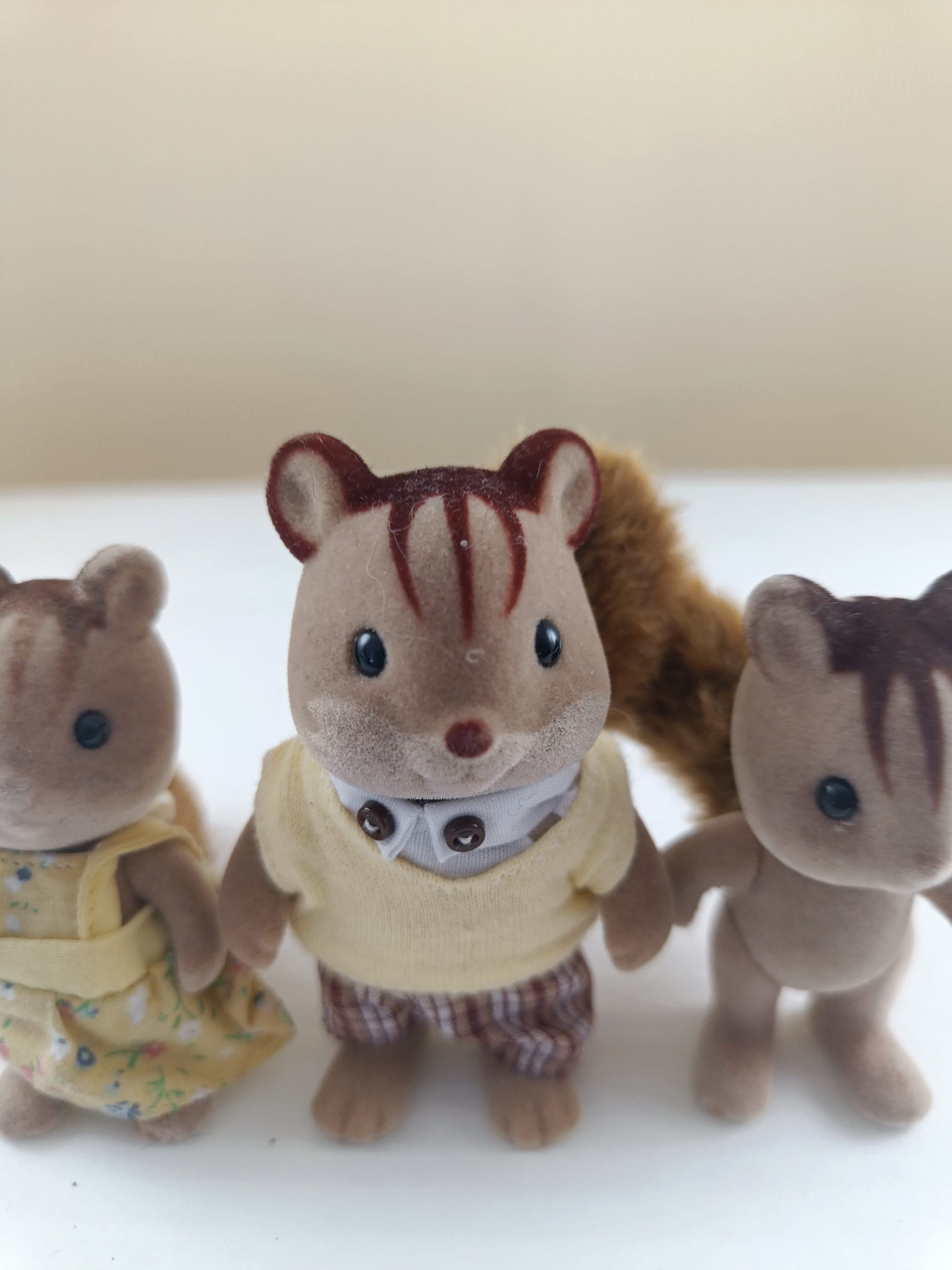 Calico Critters Walnut Squirrel Family of 3 Sylvanian Family - Etsy