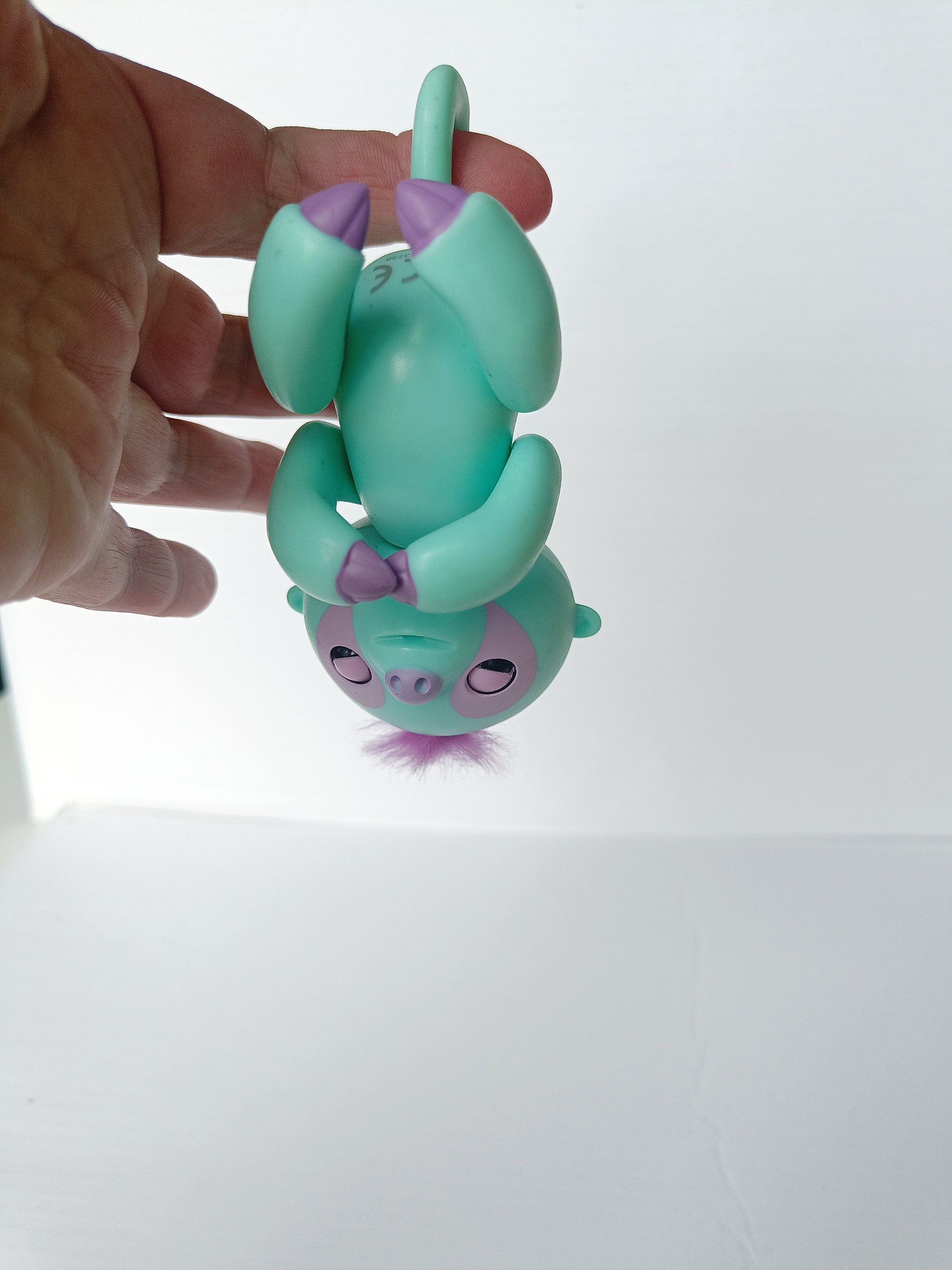 Fingerling Sloth Baby Blue and Purple Interactive Toy - Etsy