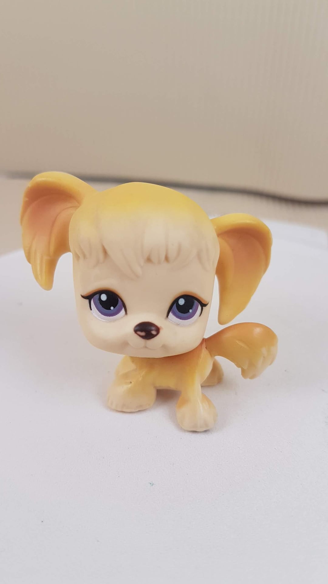 Littlest Pet Shop Cocker Spaniel Puppy Purple Eyes 2004 Hasbro Magnet ...