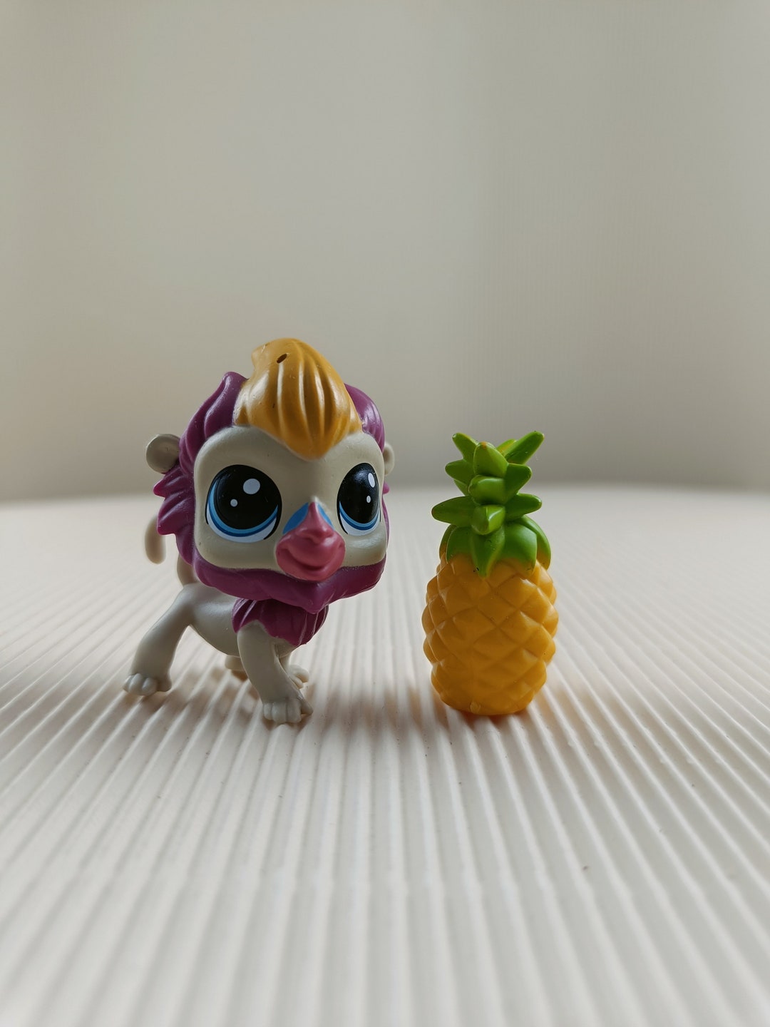 Littlest Pet Shop LPS # 324 Beardly Baboon Blue Eyes - Etsy