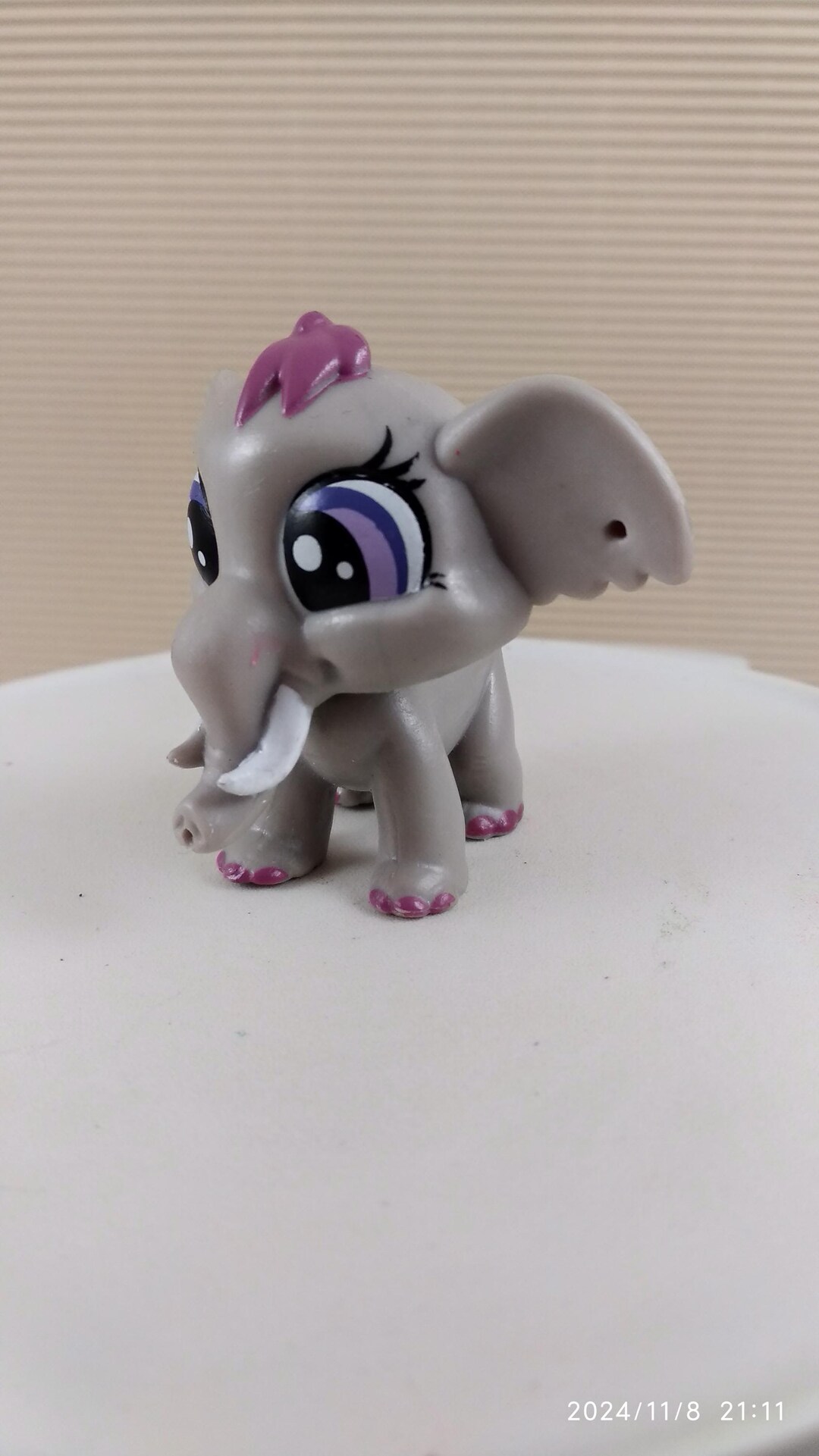 LPS 3816 Gray Elephant Fletcher Von Trunk Authentic Littlest Pet Shop ...
