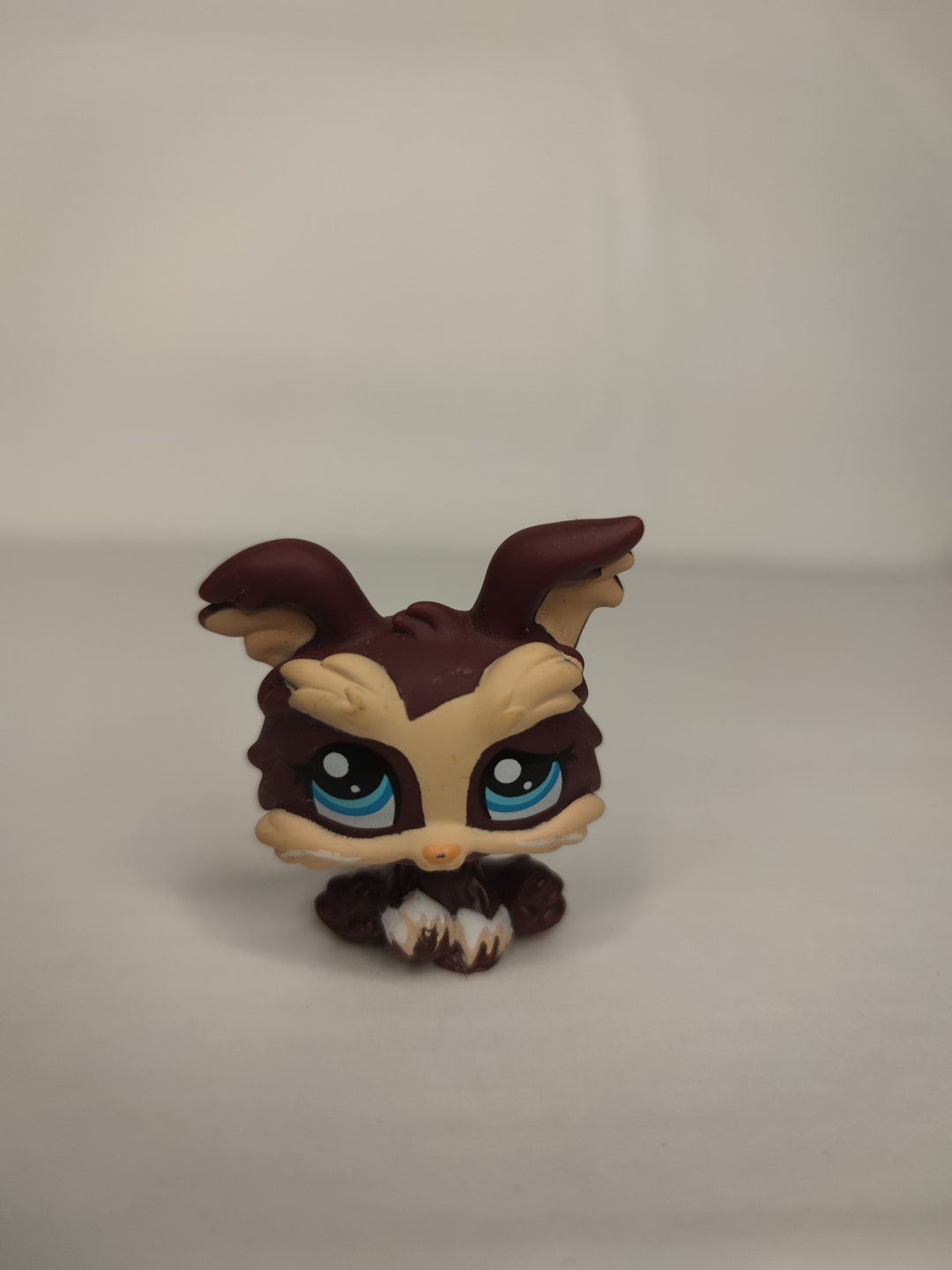Authentic Littlest Pet Shop LPS #1473 Dark Purple Cream Yorkie Terroir ...