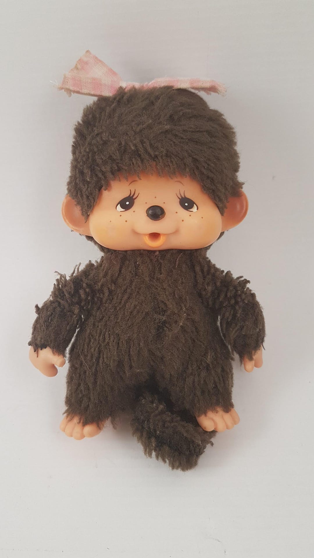 Vintage Monchhichi, Monchichi Doll, Little Monkey Girl, With Signs of ...