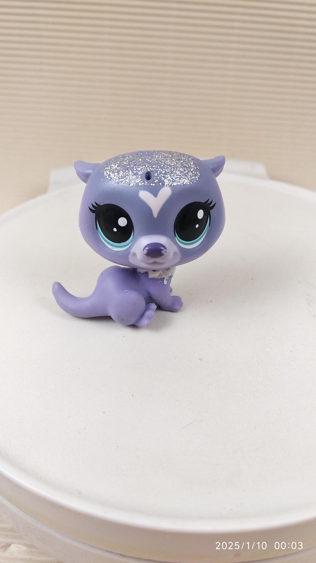 Littlest Pet Shop Authentic Glitter Otter LPS / Vintage Hasbro - Etsy