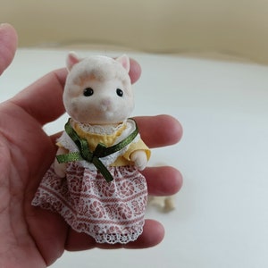 Calico Critters Wooly Alpaca Family of 4, Sylvanian Family - Etsy