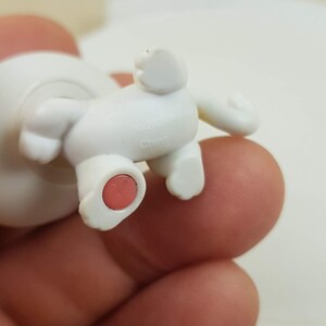 Littlest Pet Shop Yellow Cat 1035 Blue Dot Eyes Kitty Kitten LPS Paw Up ...