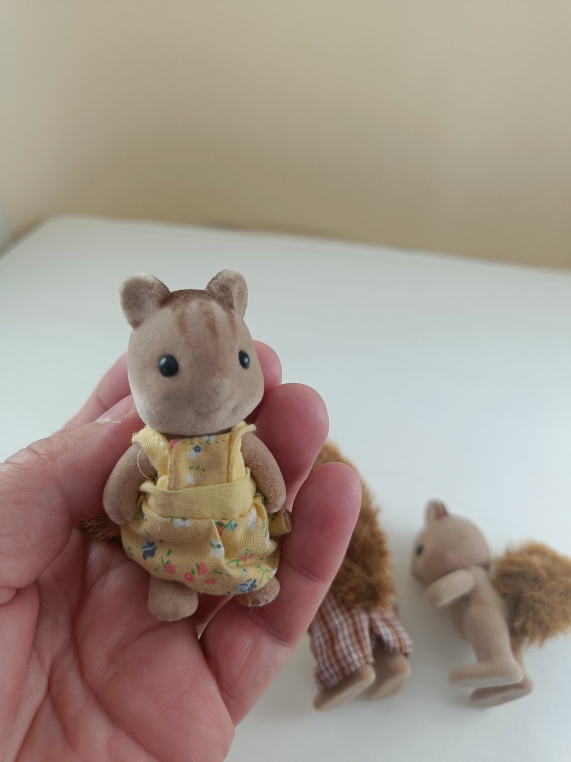 Calico Critters Walnut Squirrel Family of 3 Sylvanian Family - Etsy