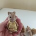 Calico Critters Walnut Squirrel Family of 3 Sylvanian Family - Etsy