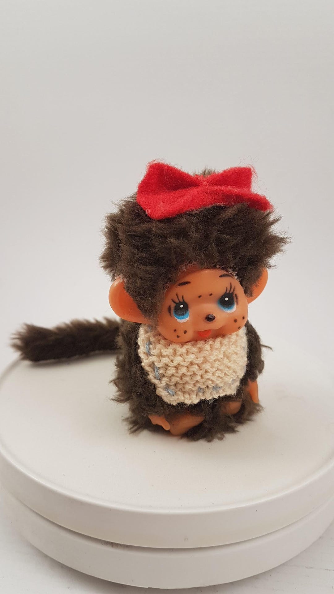 Vintage Bebichhichi Monchhichi, Mini Monchichi Doll, Little Monkey Girl ...