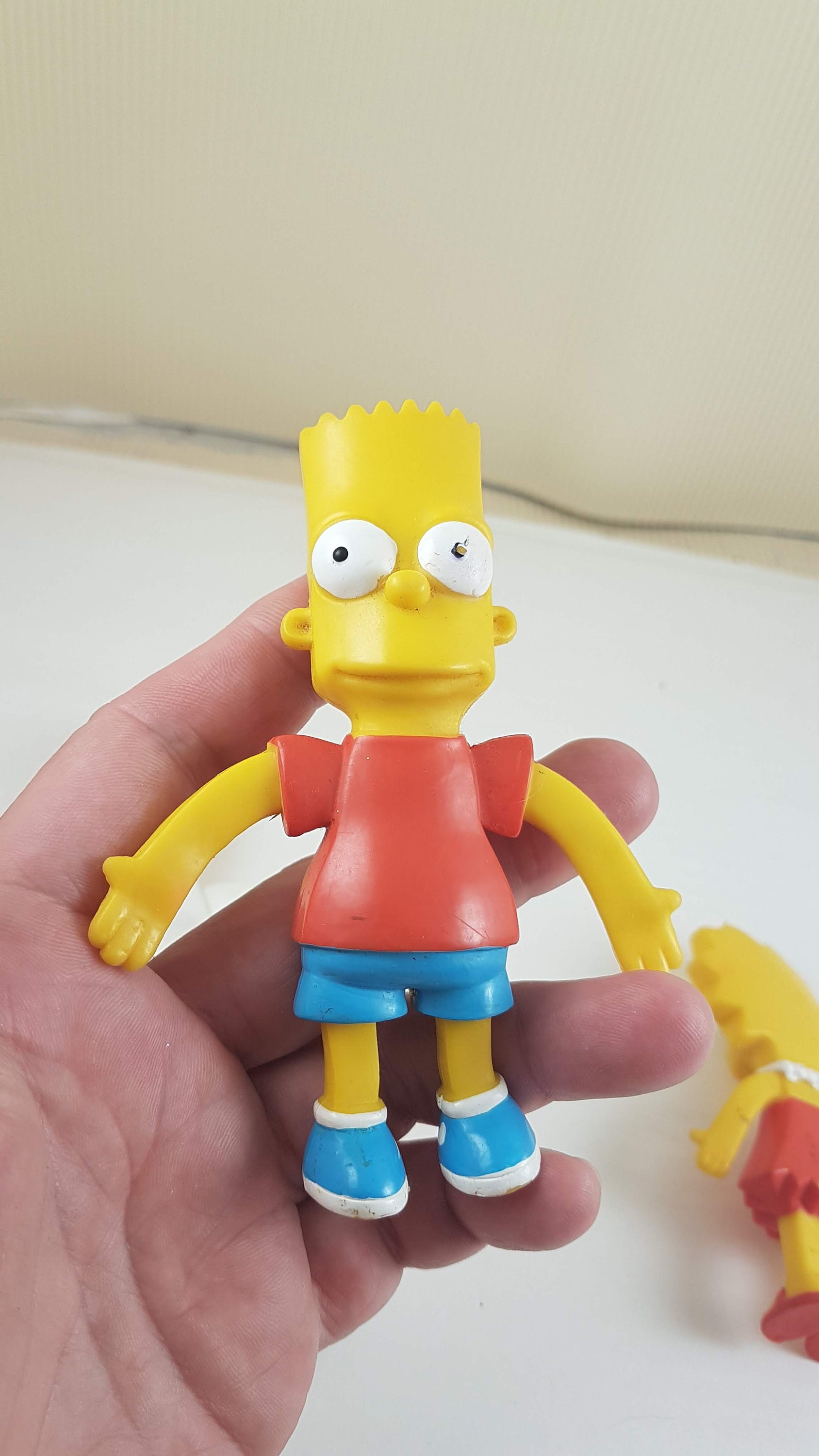 Vintage the Simpsons Figures Homer Bart Lisa 1990 - Etsy